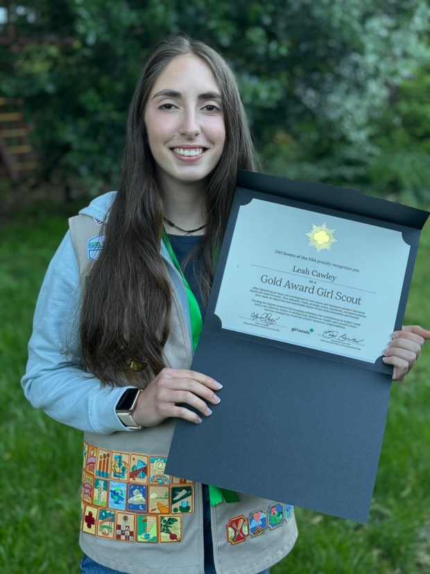 GOLD AWARD GIRL SCOUTS JAIA BEALL, JULIETTE NASARENKO, AND LEAH CAWLEY ...